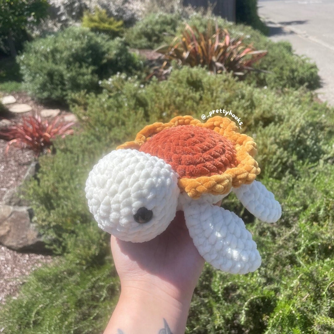 Crochet Flower Turtles - Etsy