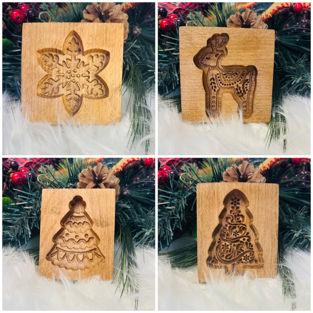 Gingerbread Cookie Mold, Christmas Cookie Mold, Honey Cake, Baking ...