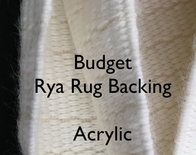 Rya Rug Backing, the LAST ONE of This Kind. Budget Brand USA Made ...