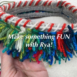 Make a Small Rya Project With Swedish Rya Backing Hemmed in Strips. 24 ...