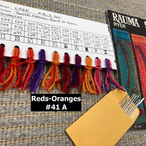 Rya Kit Long and Narrow Called LOGE. DIY Make Your Own Rug. Kit From ...