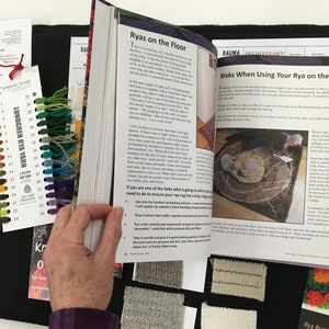 Rya BOOK and YARN SAMPLES rya Rugsdesign and Make Your Own Along With ...