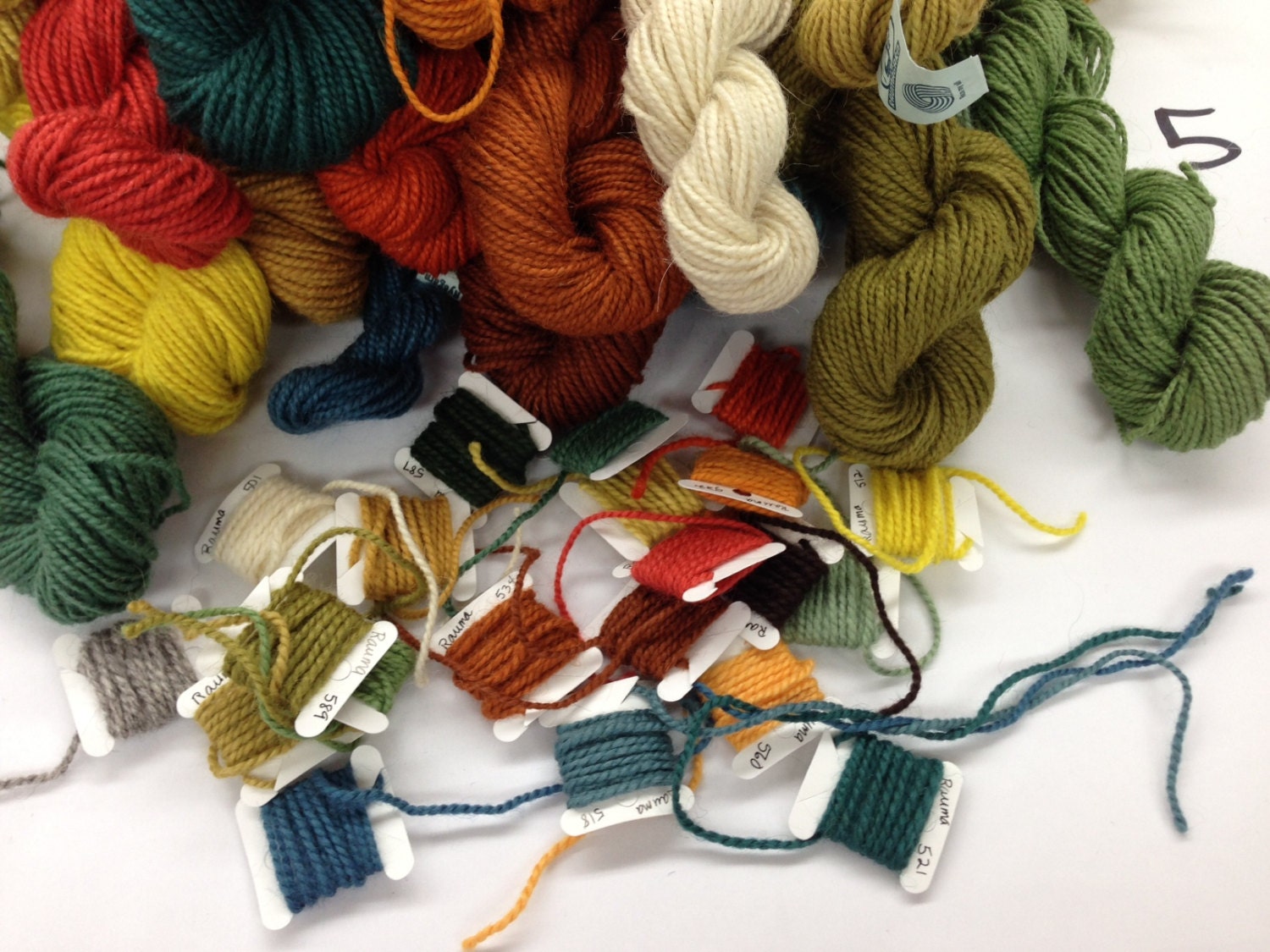 10 Spools of Rya Yarn Samples for Designing Purposes Select | Etsy