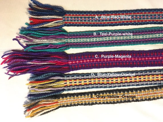Belts / Straps Hand-woven on My Inkle Loom. Choose Your | Etsy