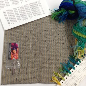 Small Rya Rug Kit. Fireflower Rya Kit. Midcentury Modern Rya - Etsy