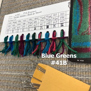 Rya Kit Long and Narrow Called LOGE. DIY Make Your Own Rug. Kit From ...