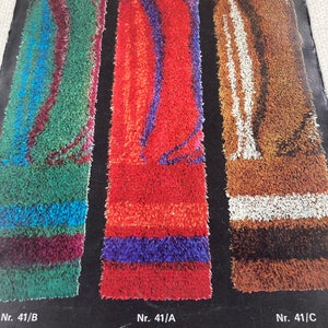 Rya Kit Long and Narrow Called LOGE. DIY Make Your Own Rug. Kit From ...
