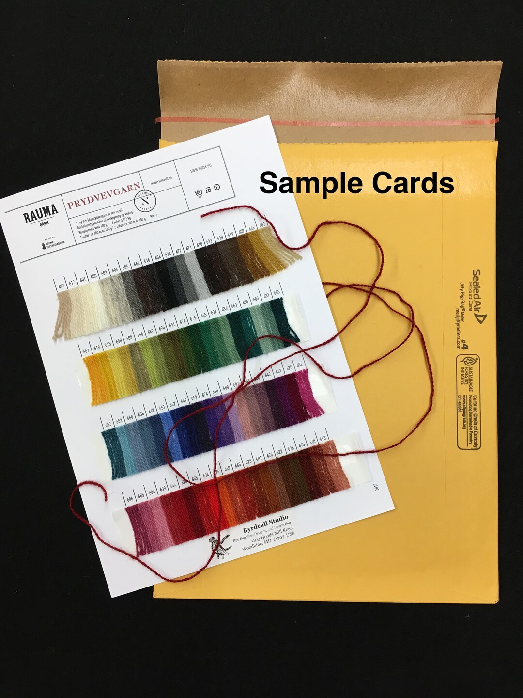 Yarn Sample Cards. Nordic Yarn Samples. Rauma Ryegarn, Rauma ...