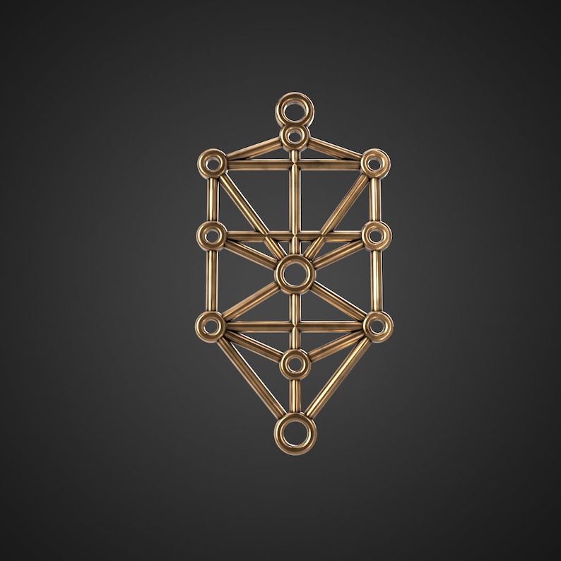 Sephiroth - Tree of Life - Flower of Life Symbol - Delicate Intricate ...