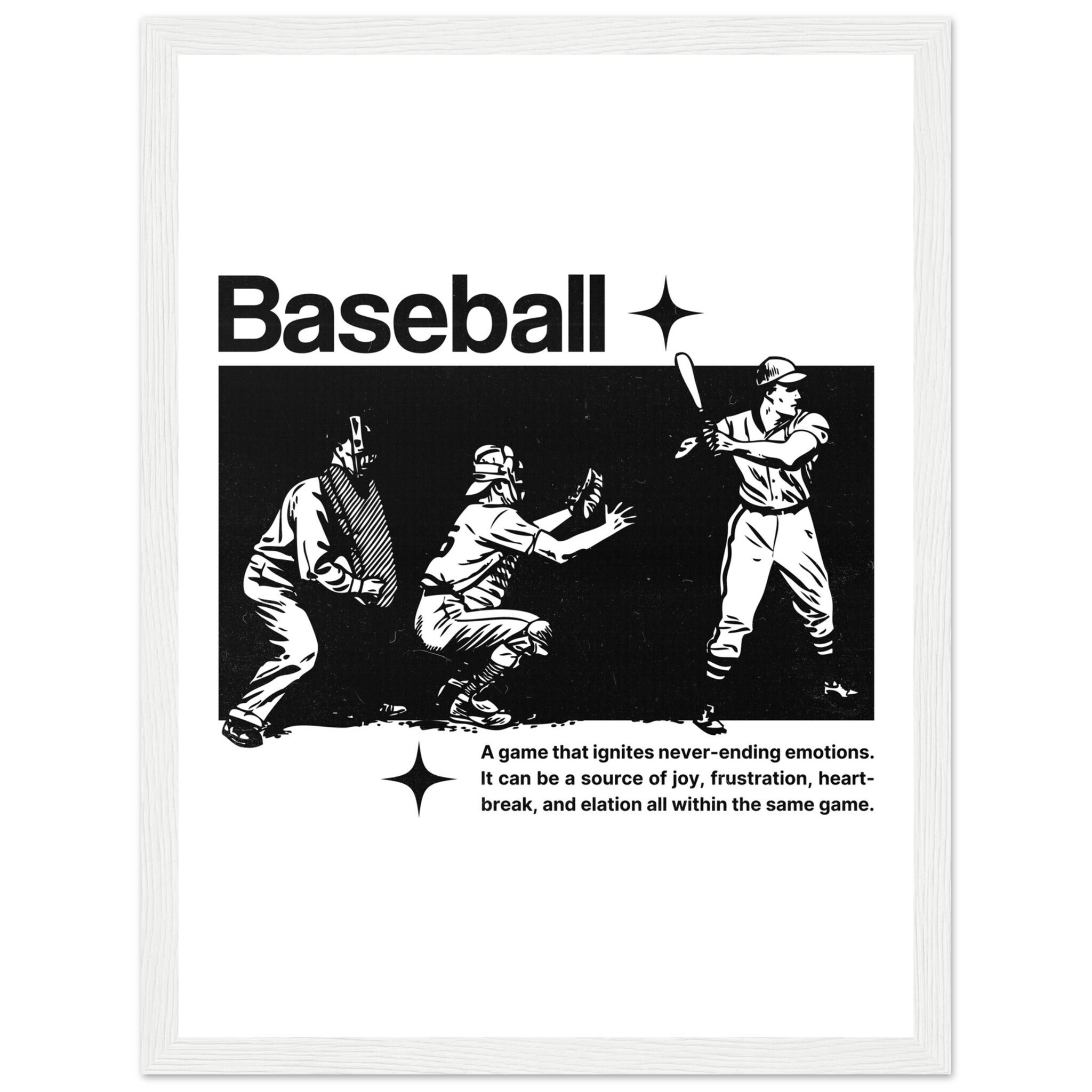 Baseball Poster, Baseball Wall Art, Baseball Decor, Gifts for Baseball ...