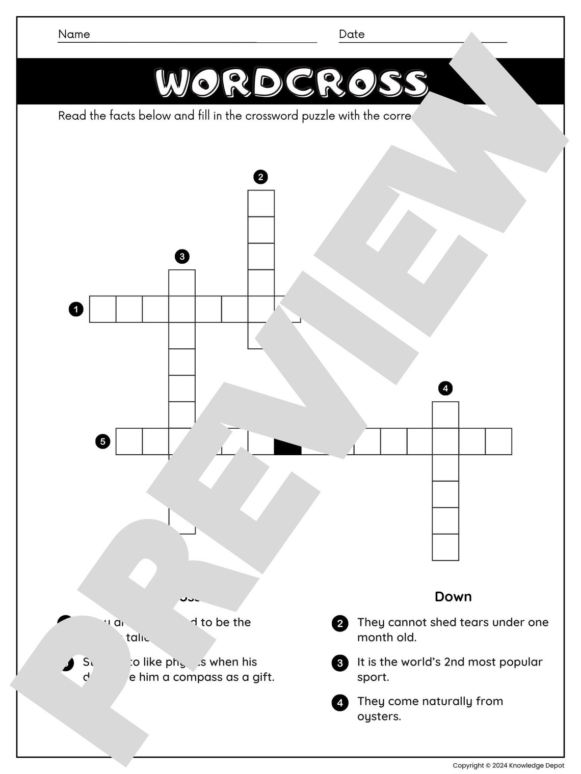 27 Fun Facts With Worksheets for Students in Grades 3-5 | Teaching ...