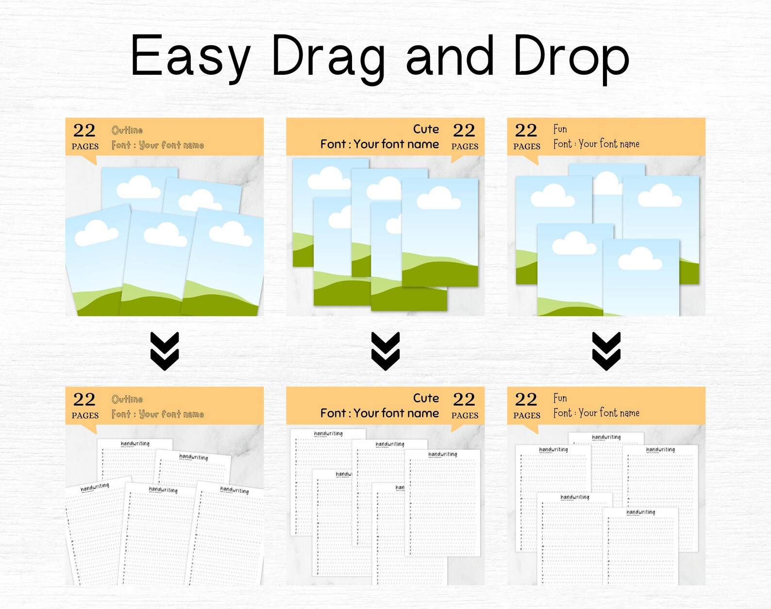 Worksheet Template, Etsy Listing Template, Worksheet Mockup, Worksheet ...