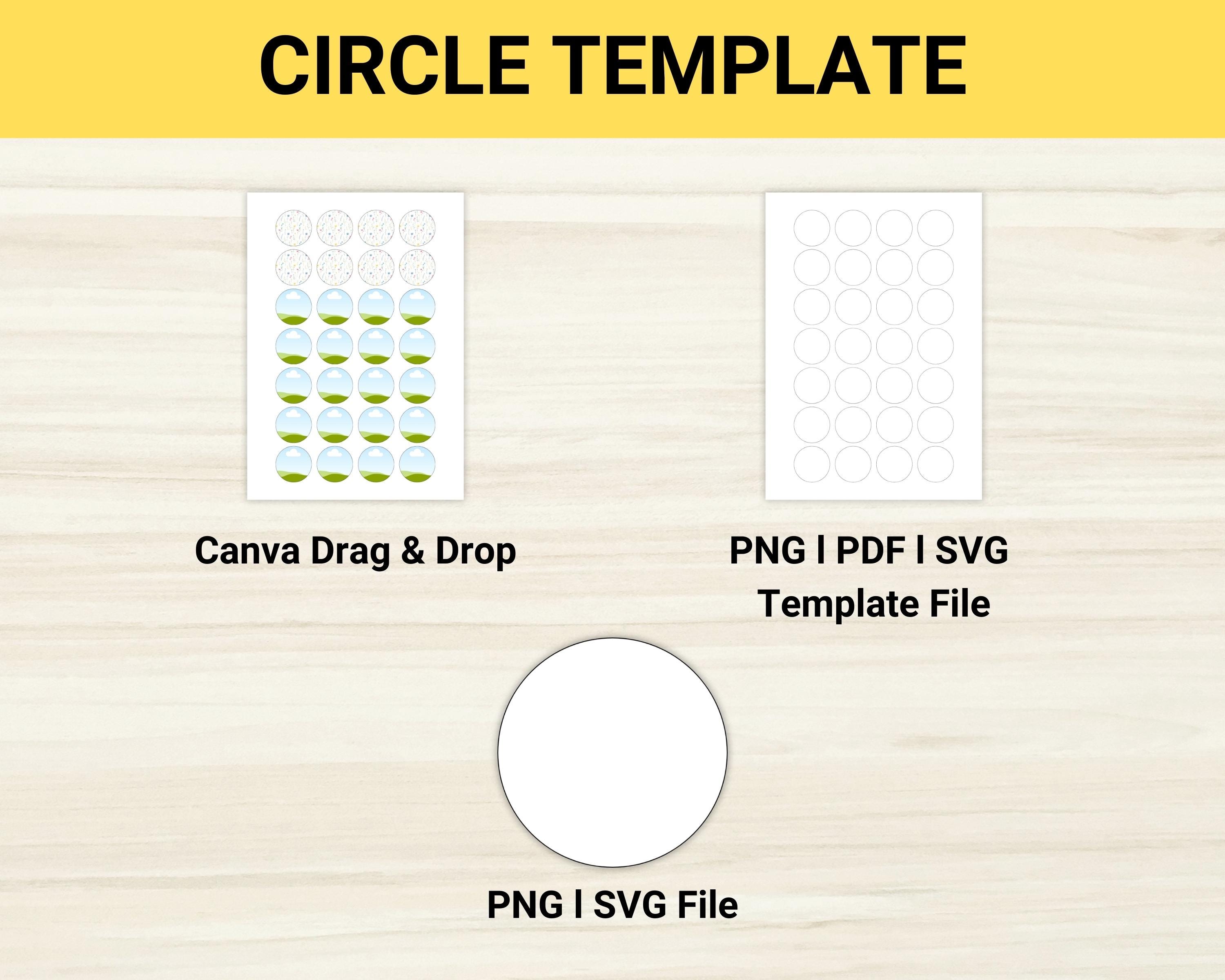 Circle Template, Circle Template Svg, Blank Circle Template, Circle ...
