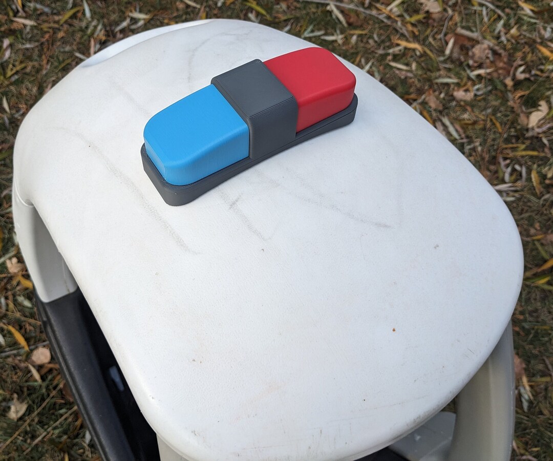 Little Tikes Cozy Coupe Police Light Siren Reproduction Custom Mod ...