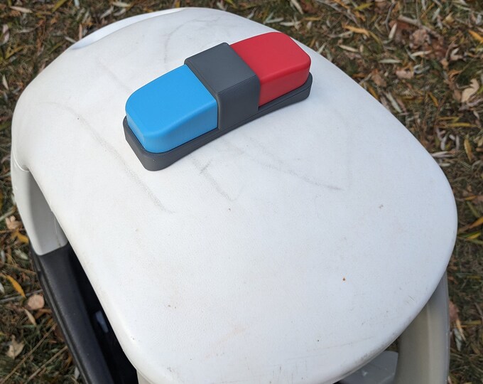 Little Tikes Cozy Coupe Police Light Siren Reproduction Custom Mod ...