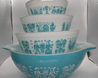 Pyrex Bowl Set | Etsy