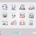Digital Stickers Daily Routine Stickers Cute Kawaii Planner Stickers ...