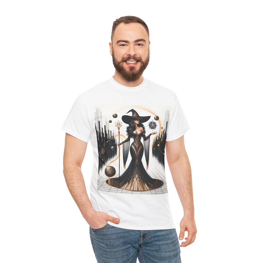 Witching Hour: Elegant Spellcaster Art Print Realistic, Sexy Witch in ...