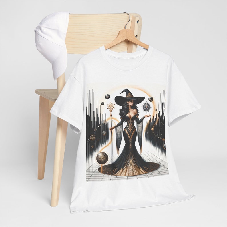 Witching Hour: Elegant Spellcaster Art Print Realistic, Sexy Witch in ...