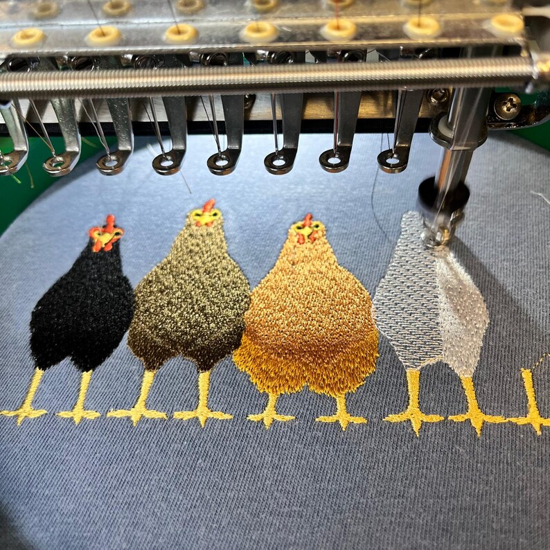 Embroidered Chickens Shirt, Comfort Colors Crazy Chicken Lady Shirt ...