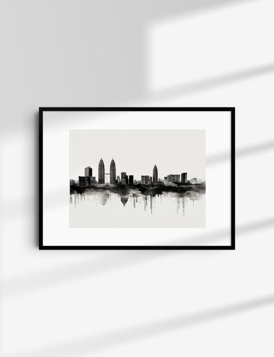 Kuala Lumpur Art Print Kuala Lumpur Print Kuala Lumpur Poster Kuala ...