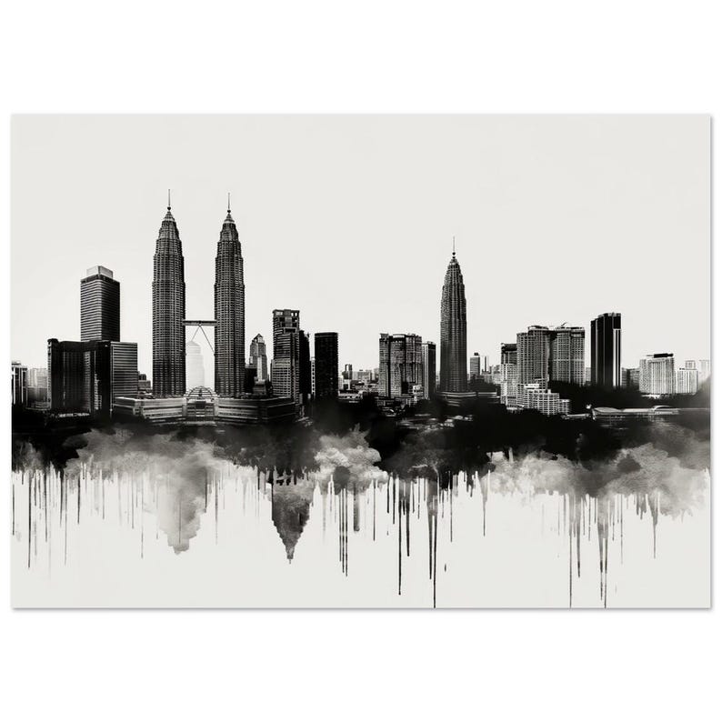Kuala Lumpur Art Print Kuala Lumpur Print Kuala Lumpur Poster Kuala ...