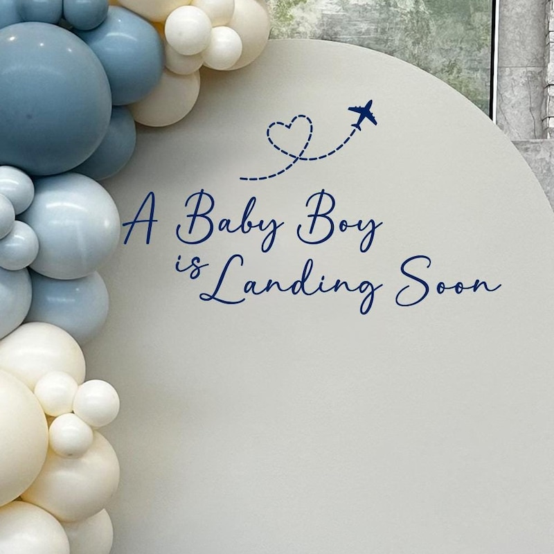 Landing Soon Baby Banner - Etsy