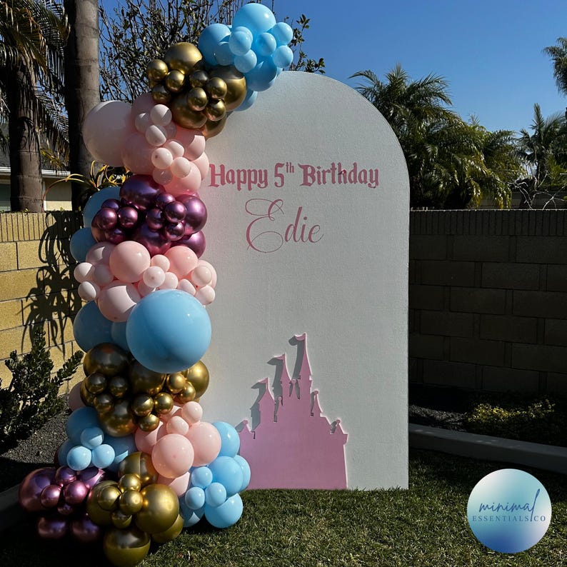 Castle Wood Sign, Event Wall Decor, Birthday Backdrop 3d Wall Sign ...