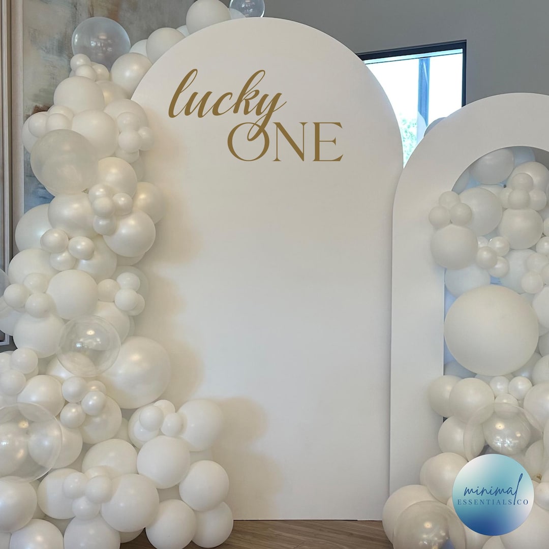 Lucky One First Birthday Decal Sign, St Patrick's Theme 1st Bday, 1 ...