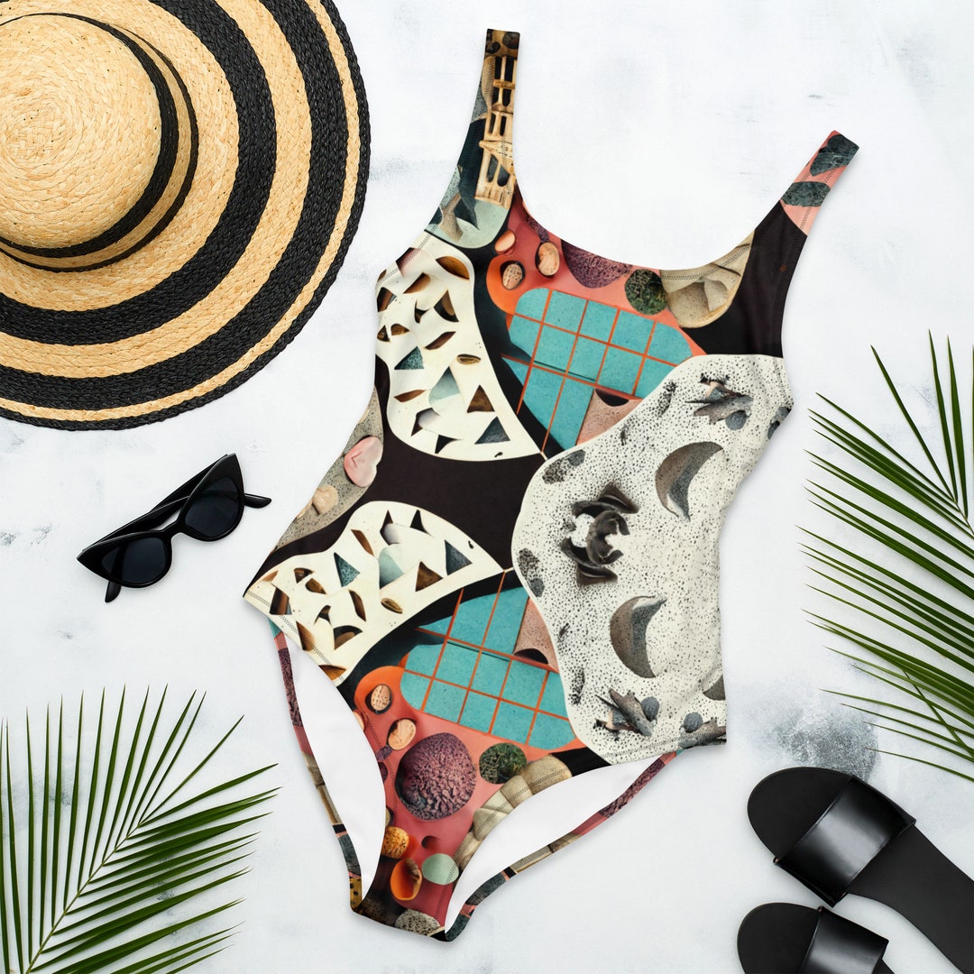 Unique Original Artwork Design One-piece Swimsuit - Etsy