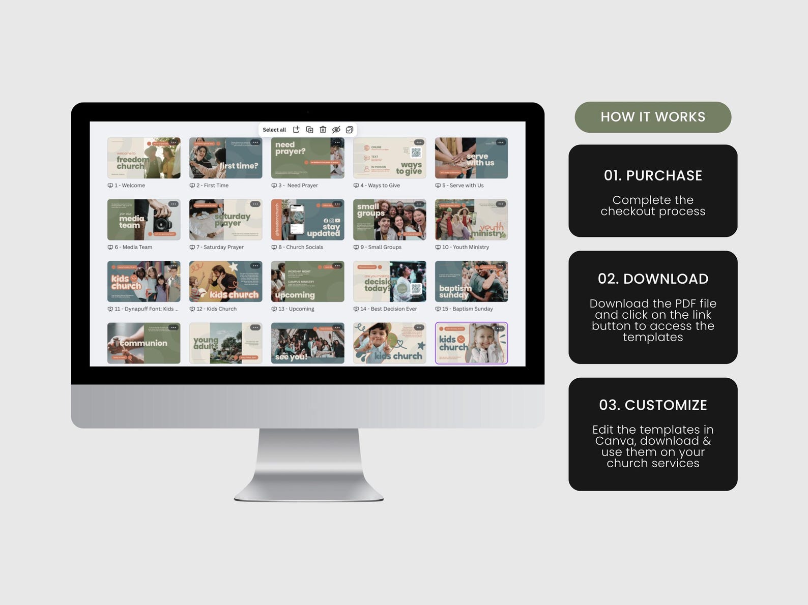 Modern Church Presentation Slides Canva Templates,aesthetic Church Loop ...