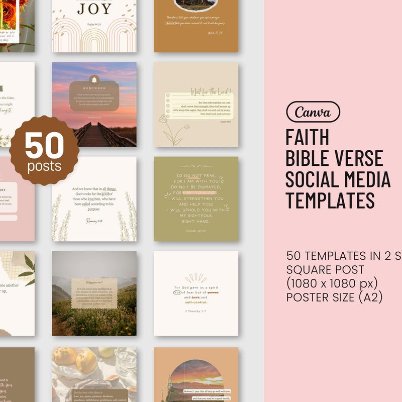 Bible Verse Poster - Etsy