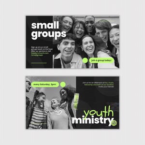 20 Modern Church Pre-service Slides Canva Templates, Aesthetic New ...