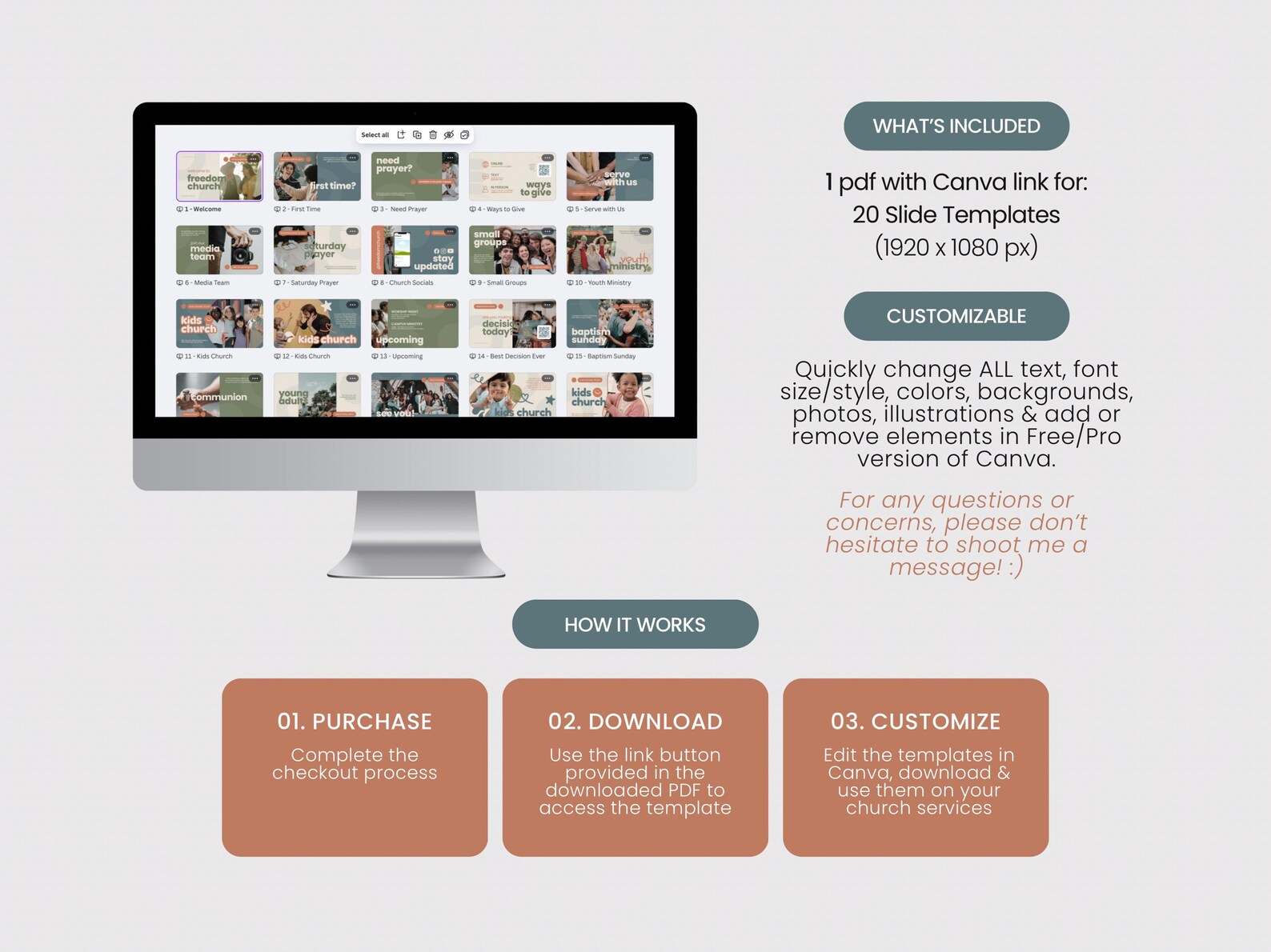 20 Modern Church Pre-service Slides Canva Templates, Aesthetic New ...