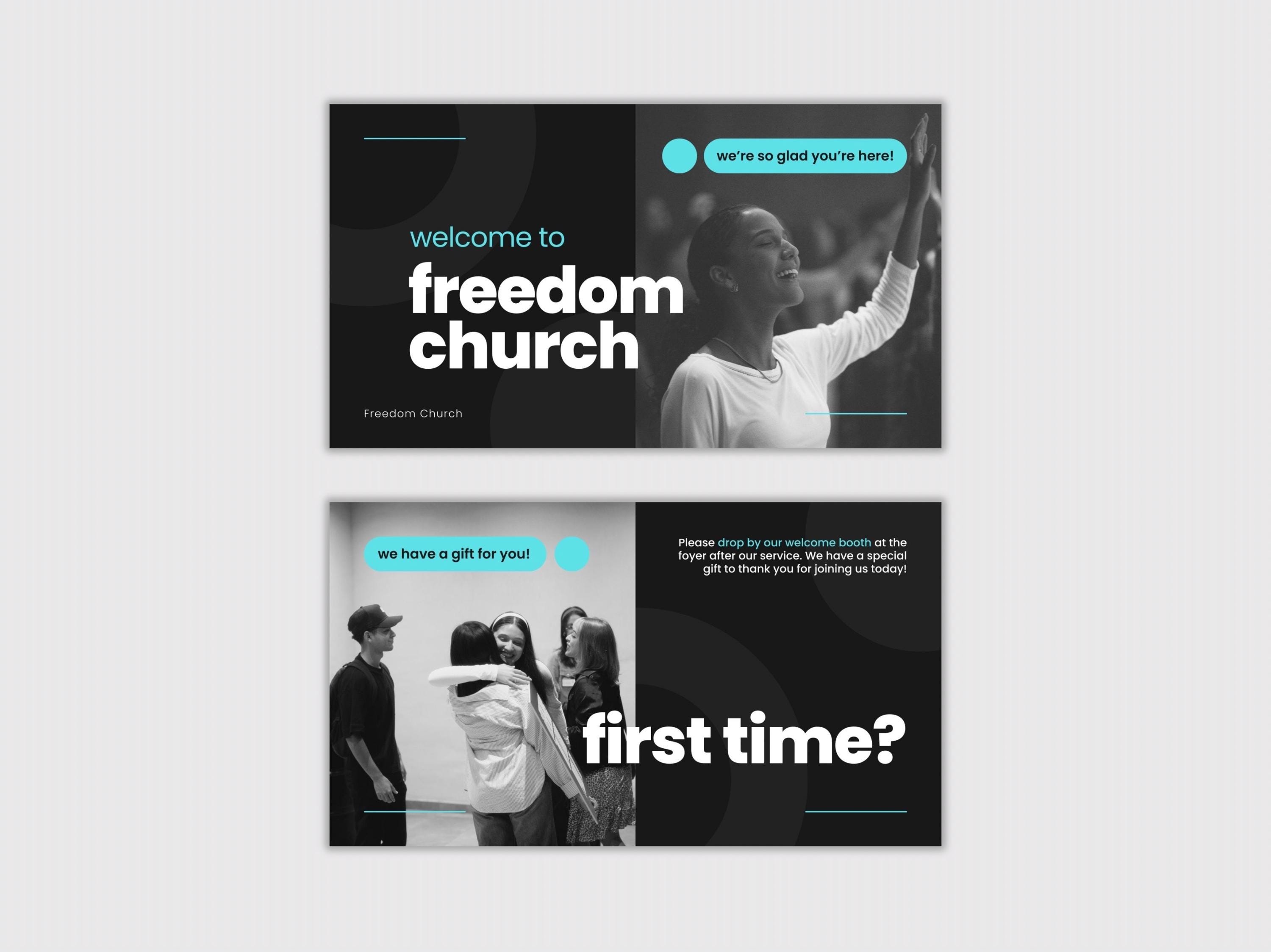 20 Modern Church Pre-service Slides Canva Templates, Aesthetic New ...