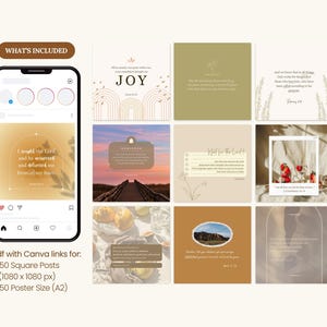 50 Bible Verse Instagram Templates, Encouraging Scriptures, New Designs ...
