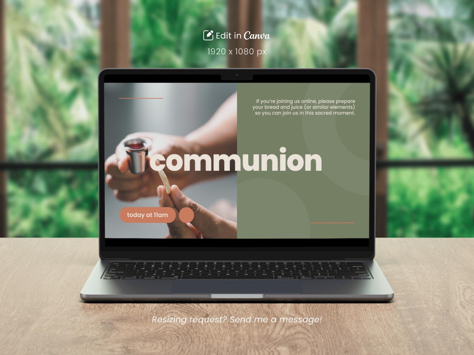 Modern Church Presentation Slides: Canva Templates (digital Download ...