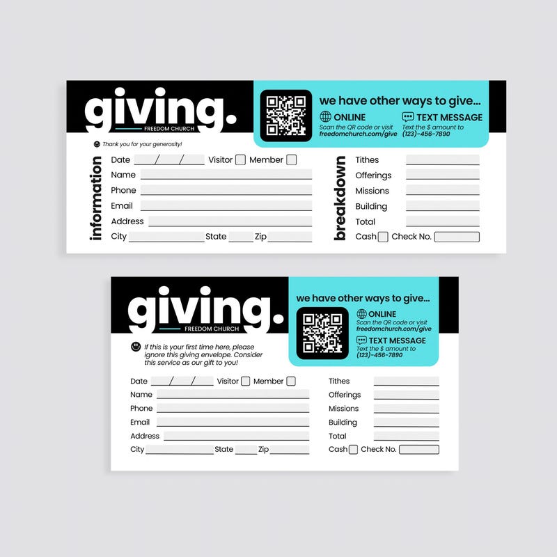 Church Card Envelopes - Etsy