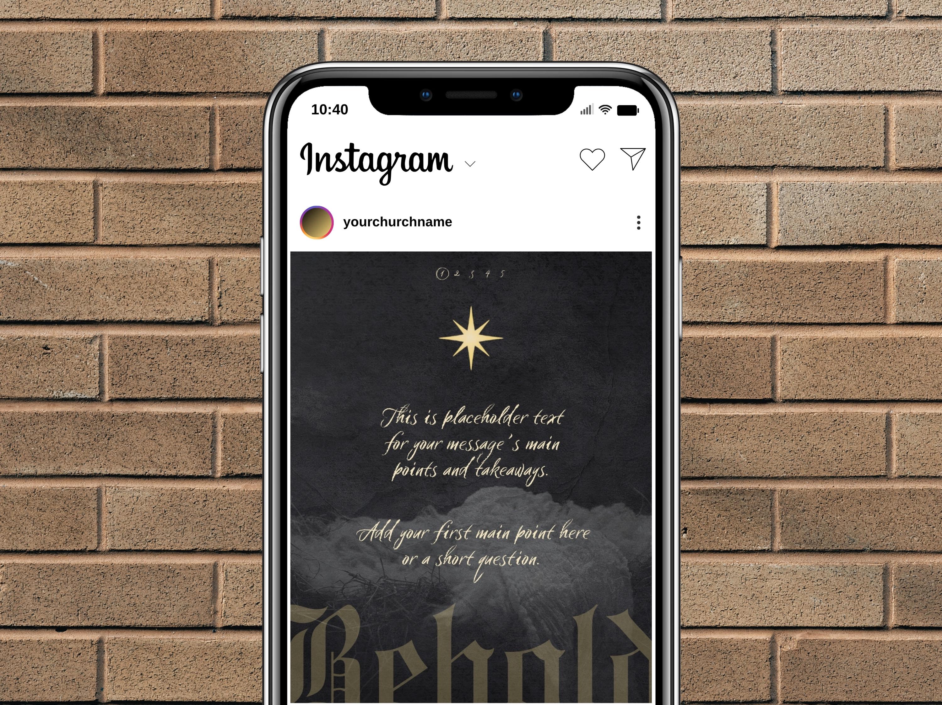 Christmas Sermon Series Graphics Pack: Contemporary Church (canva ...