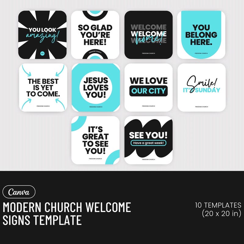 Church Welcome Sign - Etsy