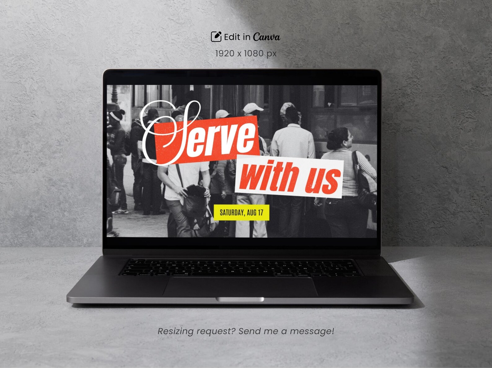 Modern Church Announcement Slides: Customizable Canva Templates ...