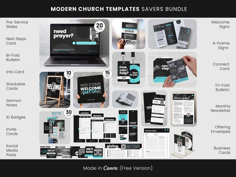 Modern Church Next Steps Card Canva Template, Church Ministry Card ...