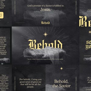 Christmas Sermon Series Graphics Pack: Contemporary Church (canva ...