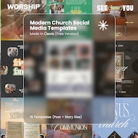 Church Instagram Templates: Faith-based Canva Designs (digital Download ...