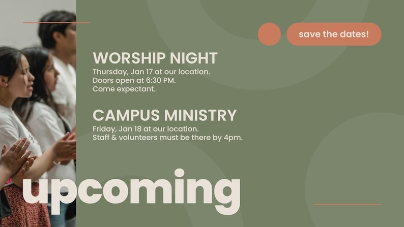 20 Modern Church Pre-service Slides Canva Templates, Aesthetic New ...