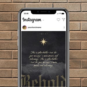 Christmas Sermon Series Graphics Pack: Contemporary Church (canva ...