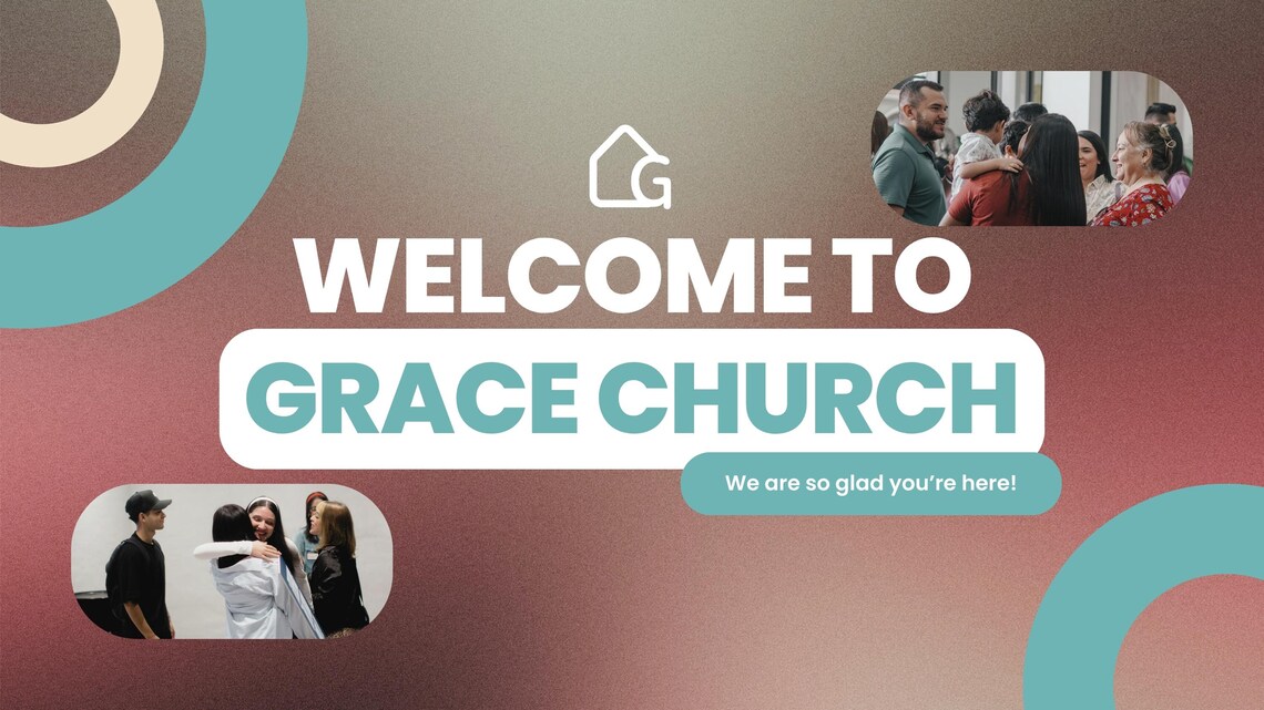 20 Gradient Modern Church Pre-service Slides Canva Templates, Aesthetic ...