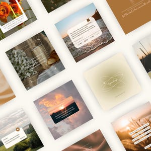 50 Bible Verse Instagram Templates, Encouraging Scriptures, New Designs ...