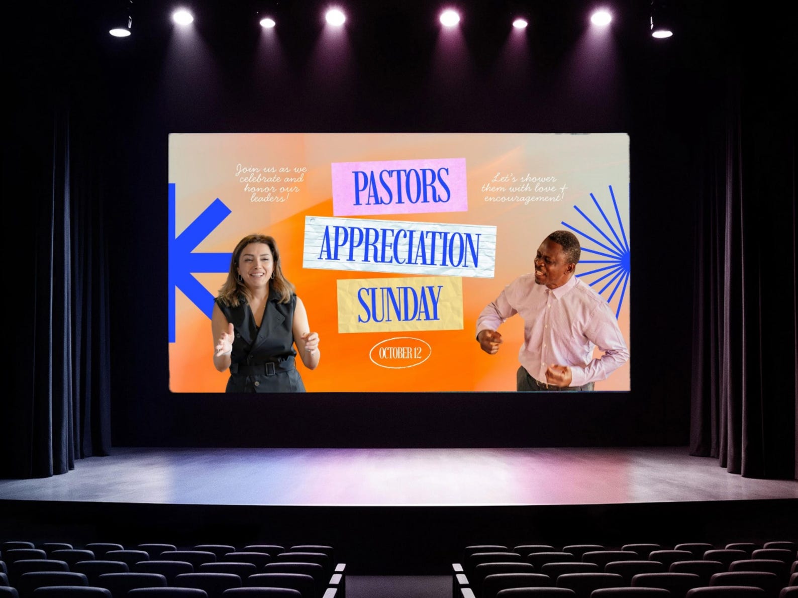 Church Event Announcement Slide Templates: Pastors Appreciation ...