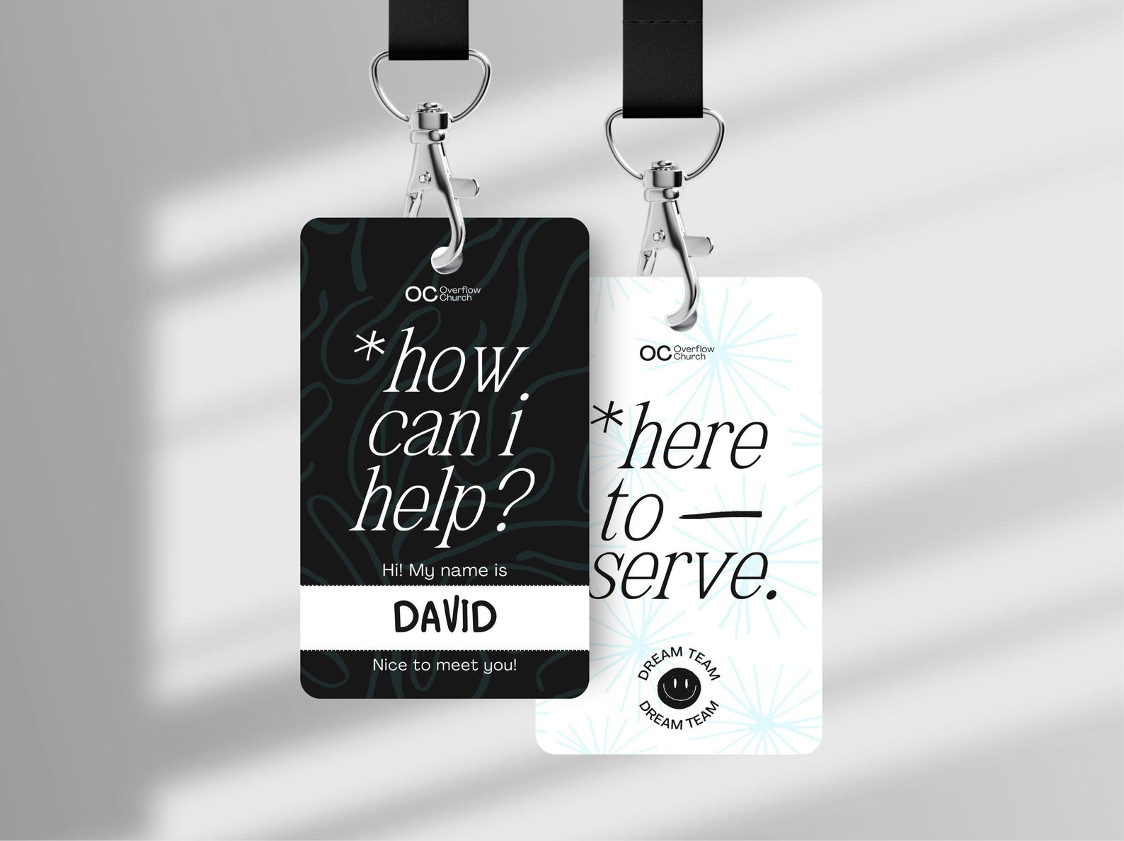 Modern Church Staff/volunteer ID Badge Template (canva Editable ...